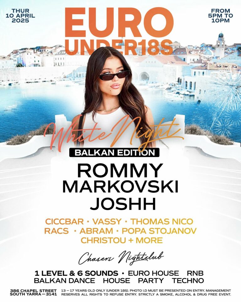 Euro Under 18s – Chasers Nightclub